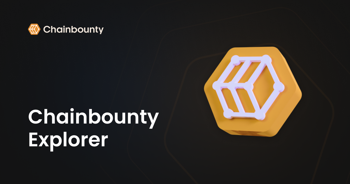 Chainbounty blockchain explorer - View Chainbounty stats | Blockscout